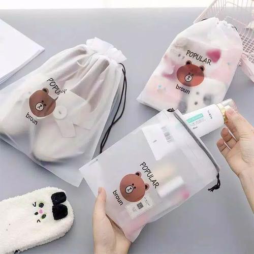 Jual POUCH TRAVEL ORGANIZER BAG KOSMETIK ANTI AIR IMPOR POUCH MAKEUP ...