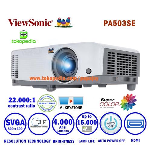 Jual Projector ViewSonic PA503SE - Proyektor SVGA 4000 Ansi Lumens ...