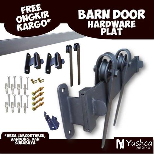 Jual Sliding Door Hardware, Door Track, Rel Pintu Geser Plat Besi Tebal ...