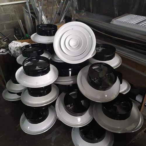 Jual Diffuser Ac bulat uk 10" with damper , powder coating - Kota Depok ...