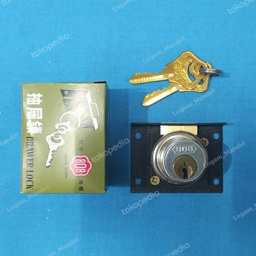Jual Kunci Laci 808 Asli Ukuran Kecil dan Besar / Kunci Lemari/Meja ...