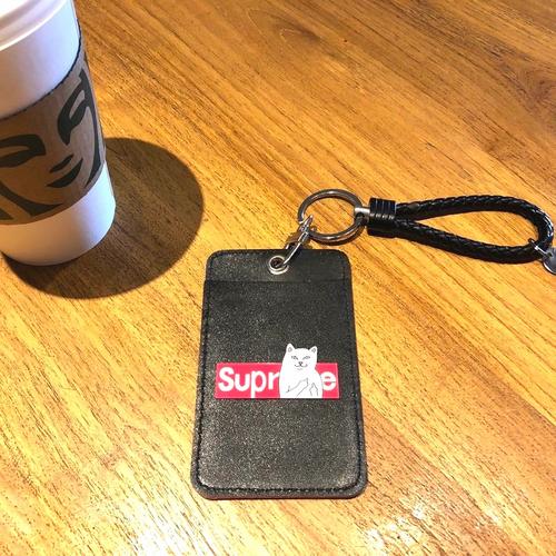 Jual Korean Card holder keychain cute cool style kartu E-toll ID ATM ...