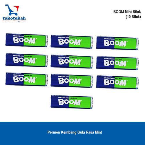 Jual (10 pcs ) BOOM STICK permen kembang gula rasa mint produksi ...