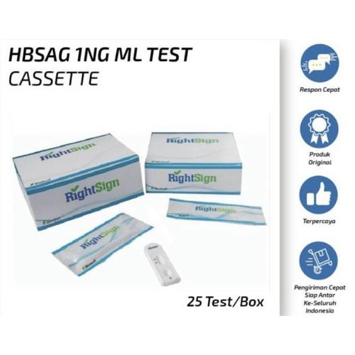 Jual Right Sign Test HBsAg isi 25 tes - Kab. Tangerang - Mukti Medical ...