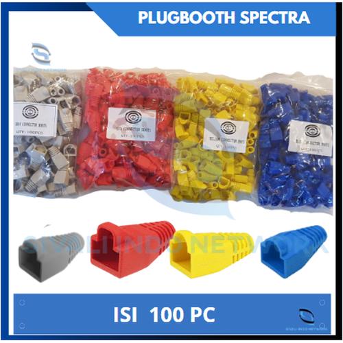 Jual PLUG BOOTH KARET RJ45 CAT 5/CAT 6 WARNA BIRU ISI 100Pcs - Jakarta ...