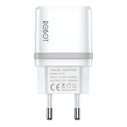 Jual ROBOT RT-K7 PUTIH Fireproof Charger 5V/1A - Kab. Cianjur - Quantum ...