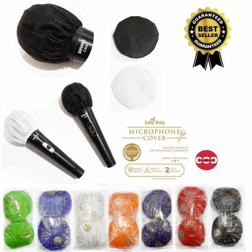 Jual sarung Mic Shure / Kain pelindung mic karaoke / cover mic sekali ...