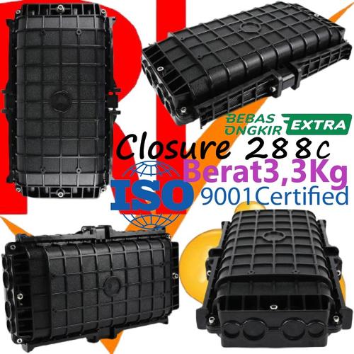 Jual Splice Closure 288C FO Horizontal InLine Join Box 288 Core Fiber ...