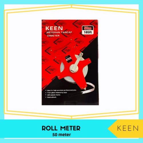 Jual METERAN FIBER 50 METER / METERAN TANCAP TANAH 50 M ROLL - Jakarta ...