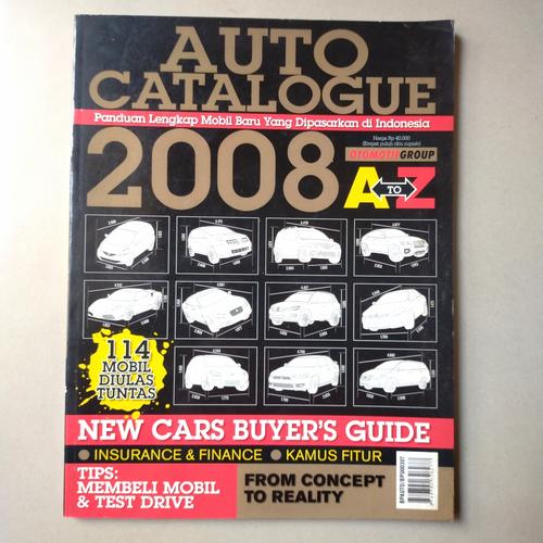 Jual Majalah Auto Catalogue 2008 - Panduan Lengkap Mobil Baru di ...