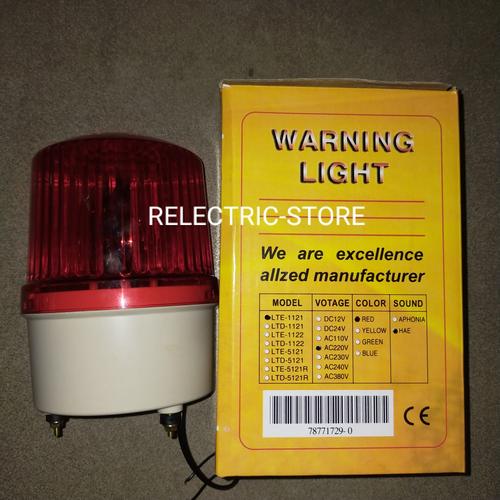 Jual Lampu Warning Light Rotary Sirine LED 4 inch /lampu rotary 4 inch ...