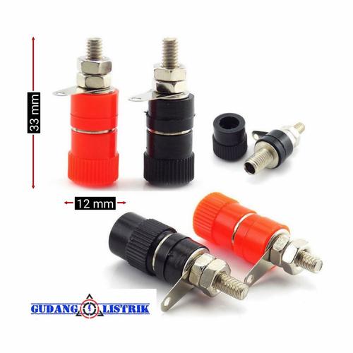 Jual Socket Terminal Jack Banana 1 Set Merah Hitam - Kota Pontianak ...