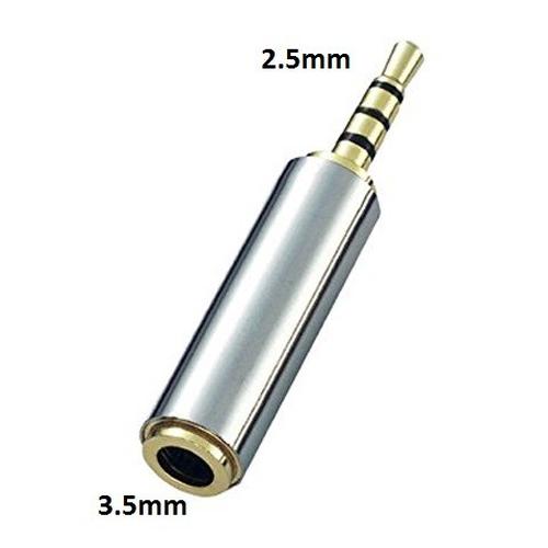 Jual Connector Audio 3.5mm female trrs to 2.5mm male trrs - 3.5 F to 2. ...