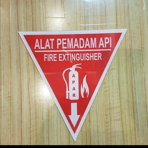Jual Akrilik segitiga apar 20x20cm sign akrilik - Jakarta Barat ...