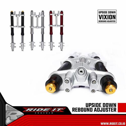 Jual USD Upside down Vixion Byson Rx King merk RIDE IT - Vixion Merah ...