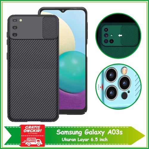 Jual Casing Samsung A03s Case Slide Protector Lens Camera Case Cover ...
