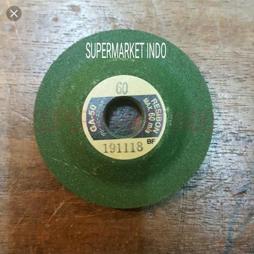 Jual Nippon Resibon Mini Grinding Wheel 2" 50x4 GA50 / 50 x 4 Hijau ...
