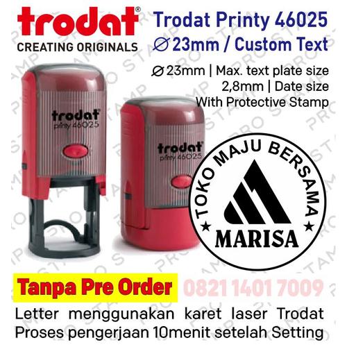 Jual Stempel Otomatis / Self Ink Trodat 46025 / Custom - Karet Runaflex ...