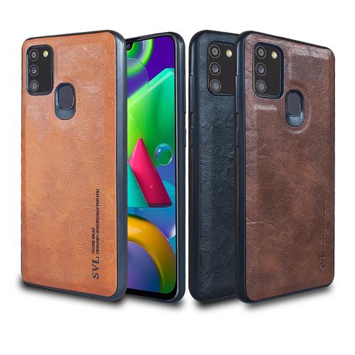 Jual Samsung M21 / M30s Case SVL Leather Casing Slim Softcase Kulit ...