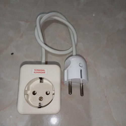Jual STOP KONTAK + KABEL + COLOKAN. / KABEL COLOKAN LISTRIK - kabel 3 ...