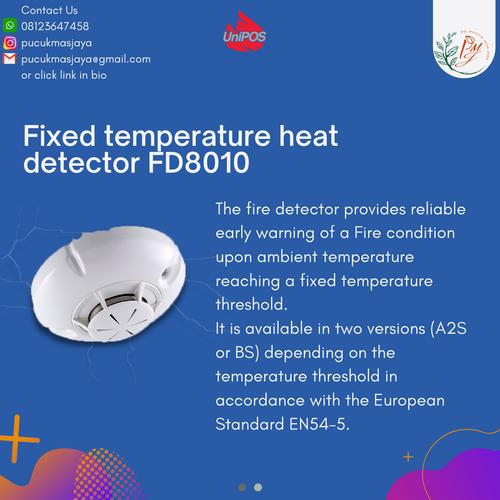 Jual Fix Heat Detector Unipos FD8010 - Kota Denpasar - PT Pucuk Mas ...