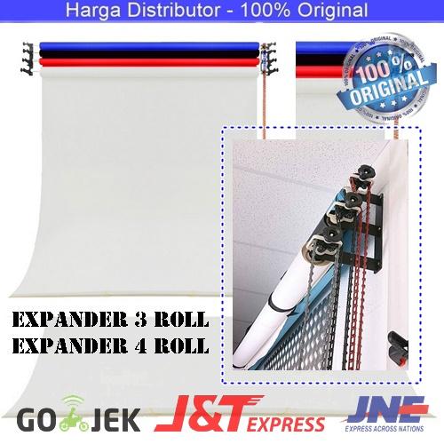 Jual Expander 3 set Background Bar Manual Stand kain Layar Roller ...
