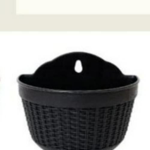 Jual POT TEMBOK NARA UKURAN 20 CM WARNA HITAM TANAMAN BUNGA CJP ...