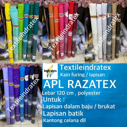 Jual KAIN FURING LAPISAN BAJU ASAHI APL RAZATEX KANTONG PER ROLL ...