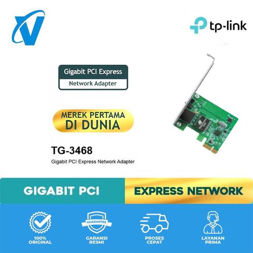 Jual Tp-link Lan Card TG-3468 Gigabit PCI Express Network Adapter ...