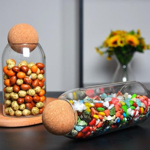 Jual ELTON Toples Kaca Unik Jar Tempat Permen Snack Ciki Kacang Nordic ...