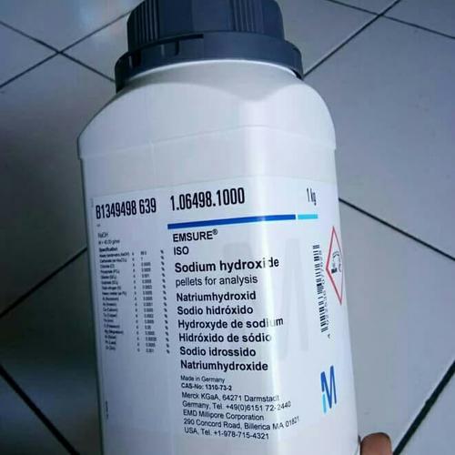 Jual SODIUM HYDROXIDE/NATRIUM HYDROXIDE/ NAOH, 1KG, MERCK 106498 ...