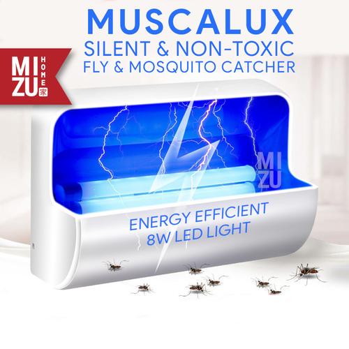 Jual MUSCALUX SQUARE Fly Mosquito Catcher LED 8W Perangkap Lalat Nyamuk ...