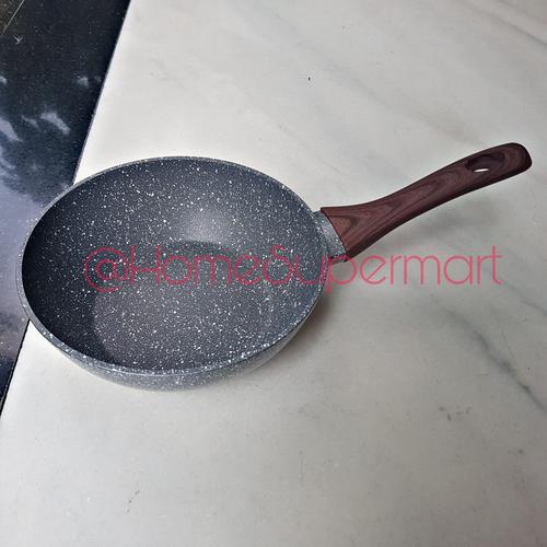 Jual Fry Wok Keramik Marble Wajan Penggorengan 20cm Induksi Wok Pan Granite - Jakarta Pusat ...