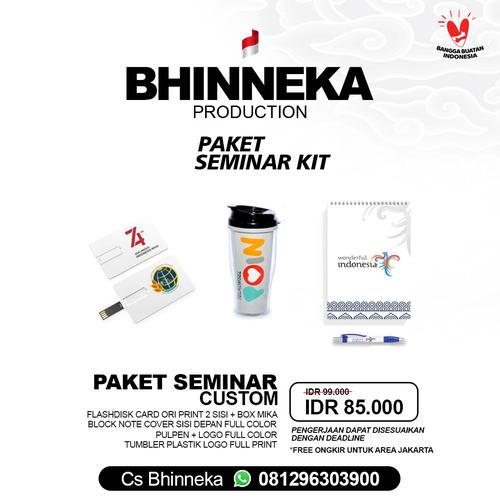 Jual PAKET SEMINAR KIT - BLOCKNOTE, PULPEN, TUMBLER, FLASHDISK CUSTOM ...