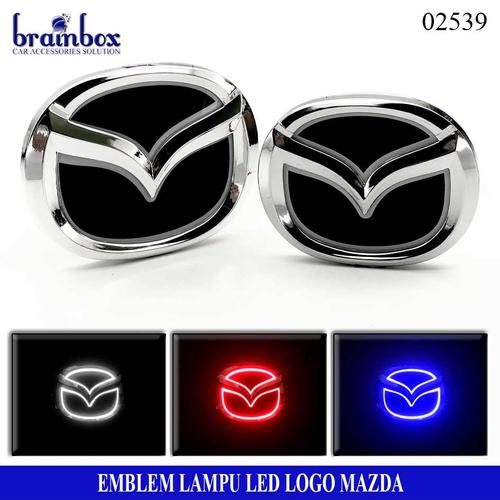 Jual HIGH QUALITY Car Logo Light Mazda Emblem Mobil Lampu Car Logo LED ...