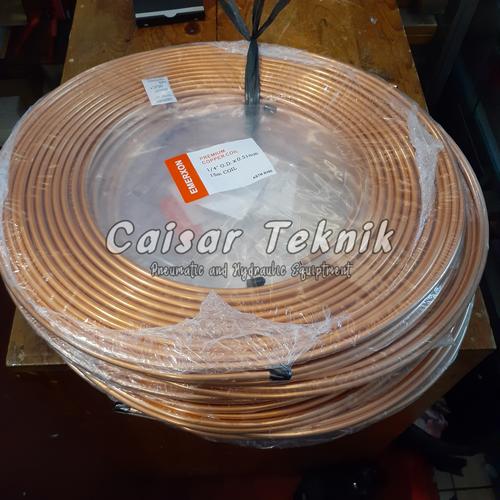 Jual Pipa Tembaga 1/4 × 0.51mm Premium Copper Coil Emerxon 1 Roll ...