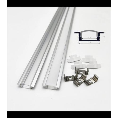 Jual Cover led strip alumunium 1meter 1m sayap ledstrip rumah kap lampu ...