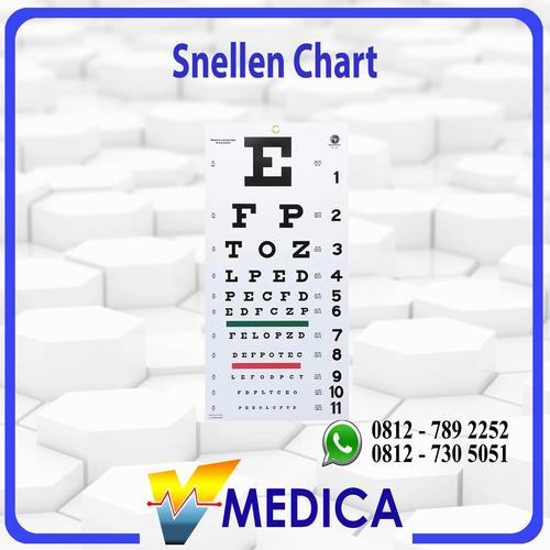Jual Snelen Chart / Bagan Test Ketajaman Mata / Tes Mata Rabun - Kota ...