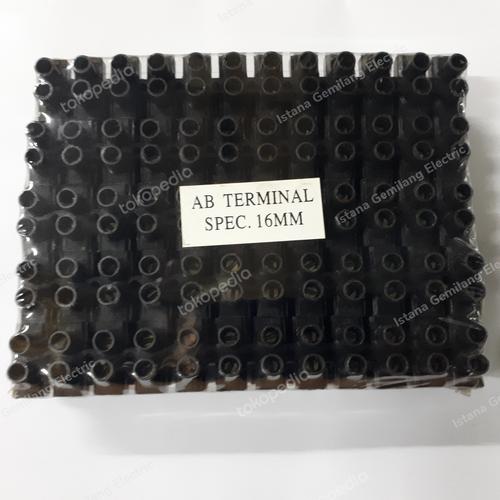 Jual Terminal Blok Krustin 16mm 30Ampere Hitam Klustin Plastik ...