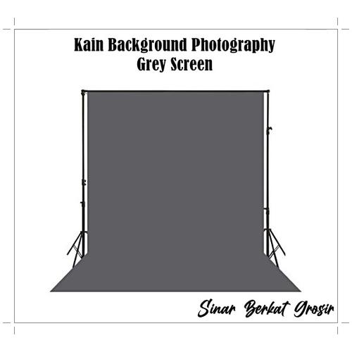 Jual Kain Background Foto Video Grey Screen / Kain Backdrop Abu-Abu ...