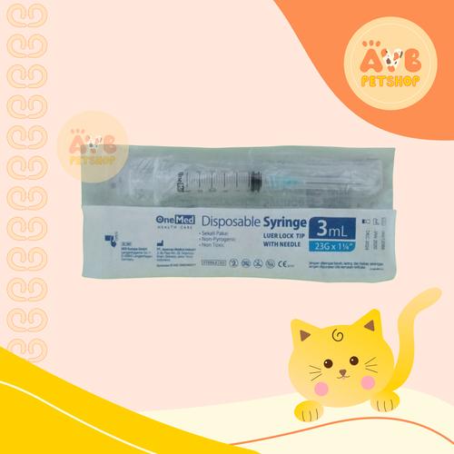 Jual Syringe Spet Suntikan Hewan Anjing Kucing Dengan Jarum - 3 ML ...