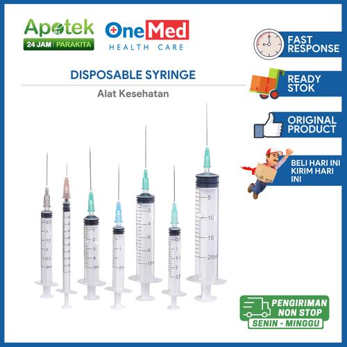 Jual Spoit Disposable Syringe Alat Suntik Jarum Suntik OneMed Alat ...