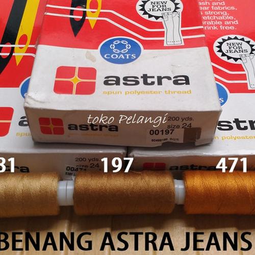 Jual Benang Jahit Astra Khusus untuk JEANS - EXTRA CREAM - Kota ...