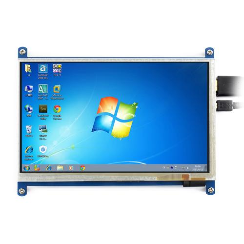 Jual LCD Capacitive 7 Inchi Touchscreen Raspberry Pi HDMI - Kota ...