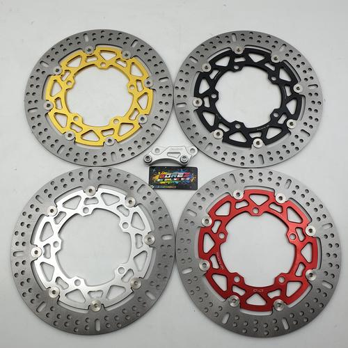 Jual Disc PIRINGAN CAKRAM DEPAN MX KING MERK DELKEVIC 300MM - silver ...