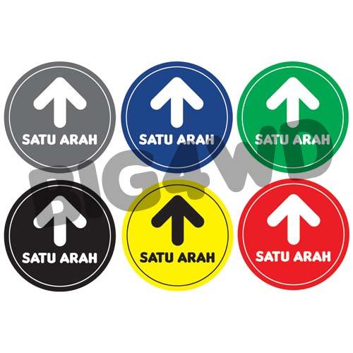 Jual STICKER PANAH STIKER PANAH SATU ARAH WARNA SOLID 20 CM - Merah ...