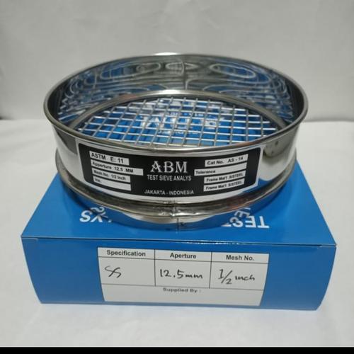 Jual Test Sieve Ayakan mesh 1/2 inchi ( 12,5 mm) - Jakarta Barat ...