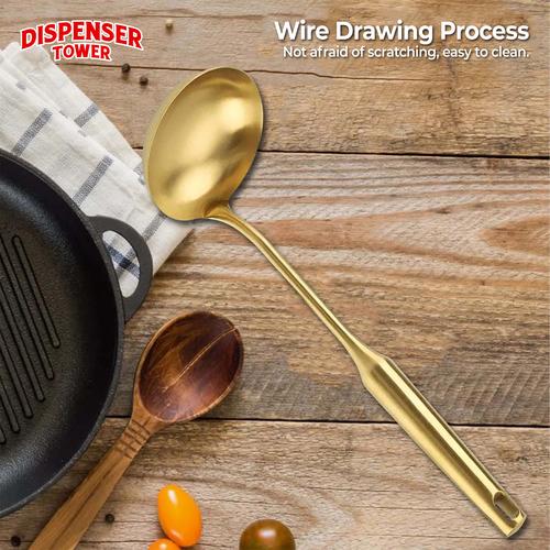 Jual sendok sup besar stainless / ladle spoon big soup / alat memasak ...