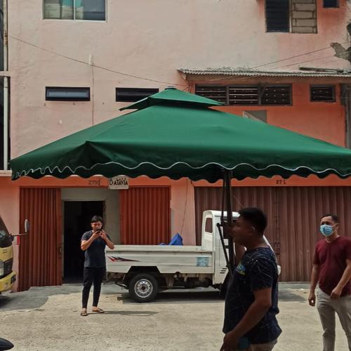 Jual tenda payung gantung/payung taman,cafe,shower kotak diameter 300cm ...