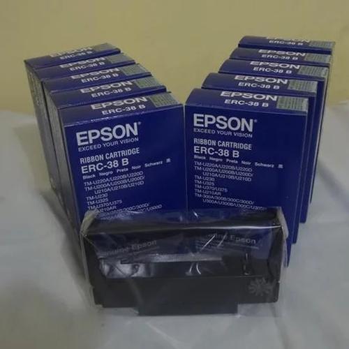 Jual PITA RIBBON CARTRIDGE EPSON ERC-38 BALCK ORIGINAL - Hitam ...
